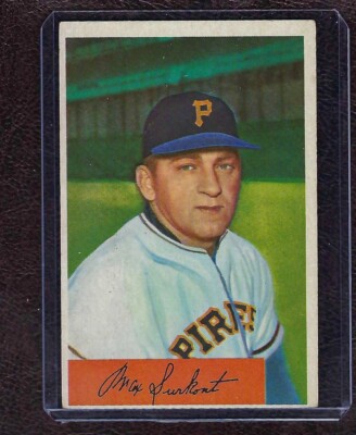 1954 Bowman Baseball #75 Max Surkont, Pittsburgh Pirates, VG-EX! | eBay