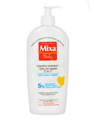 Mixa baby Shampoo and bath lotion 2in1, 400ml | eBay UK