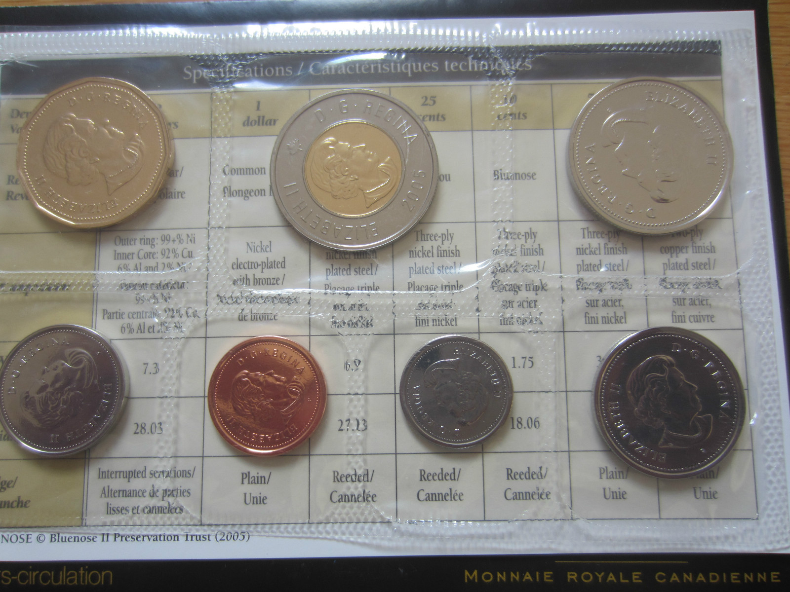 2005 Canada Proof-Like Coins Set (7 Coins Cent to $2 PL Set). | eBay