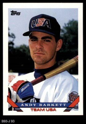 1993 Topps Traded #93 Andy Barkett Team USA T RC 8 - NM/MT | eBay