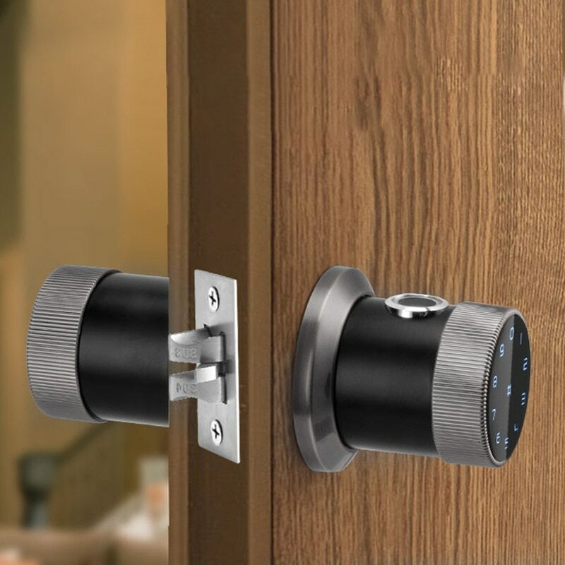 Smart Fingerprint Biometric Door Lock Phone App 5 Ways Unlock Entry ...