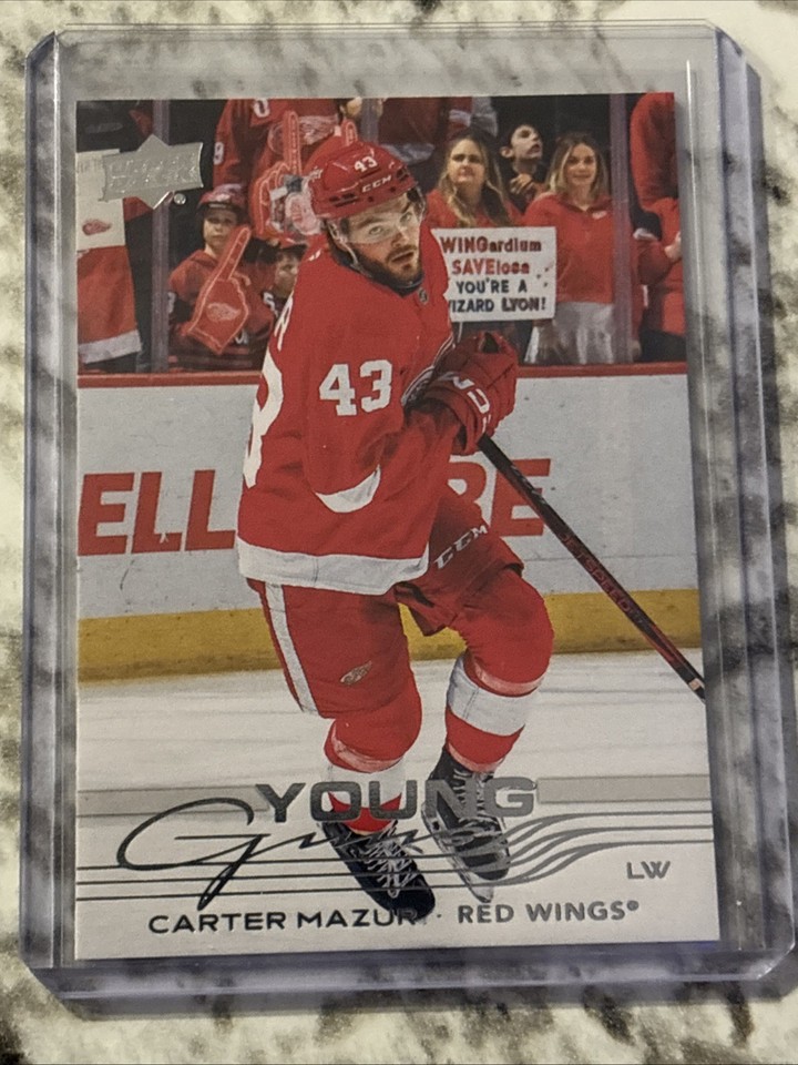 2025/26 Detroit Red Wings Young Guns Rookie Lot Dominik Shine & Carter ...