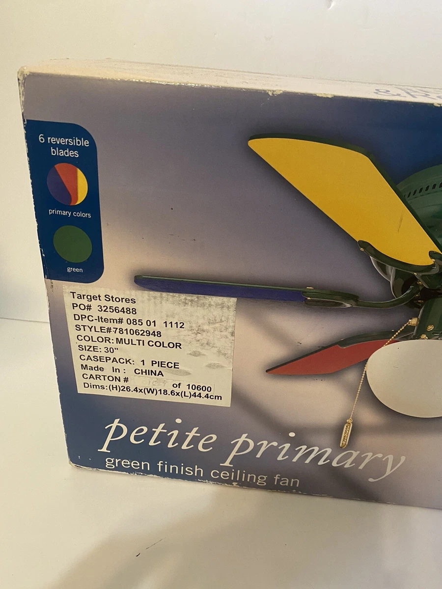 Green Color Ceiling Fan | Shelly Lighting