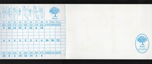 Vintage Unused Scorecard THORNTREE GOLF CLUB, Desoto Texas | eBay