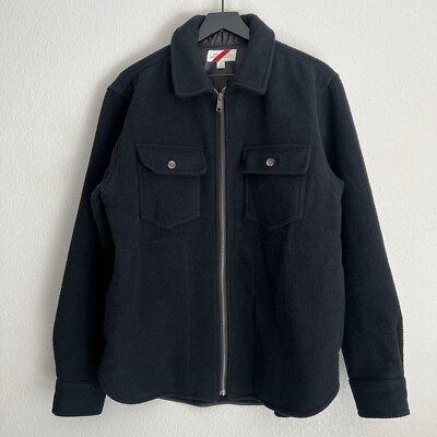 Best Made Co Jacket Mens M Wool Blanket Coat Bush Zip Chore Barn ...