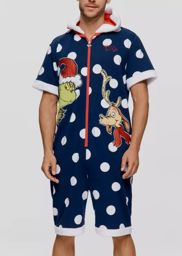 BNWT Peter Alexander Hooded The Grinch All In One PJ Size XS Mens ...