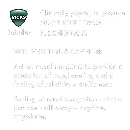 Vicks Inhaler Portable Nasal Inhaler Soothing Vapors to Breathe easy 0 ...
