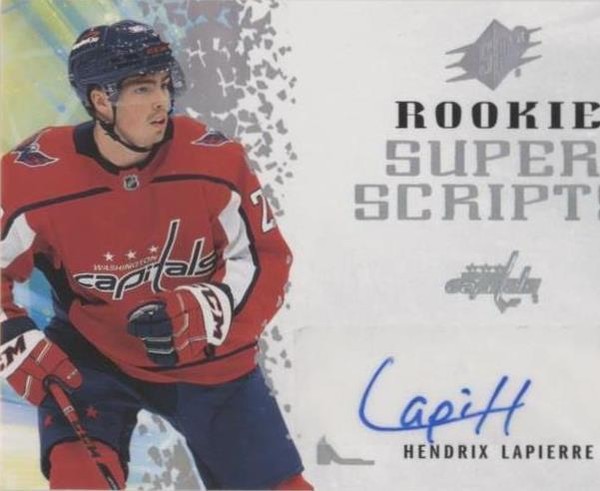 2021-22 SPx - Rookie Superscripts #RSS-HL Hendrix Lapierre (AU, RC) for ...