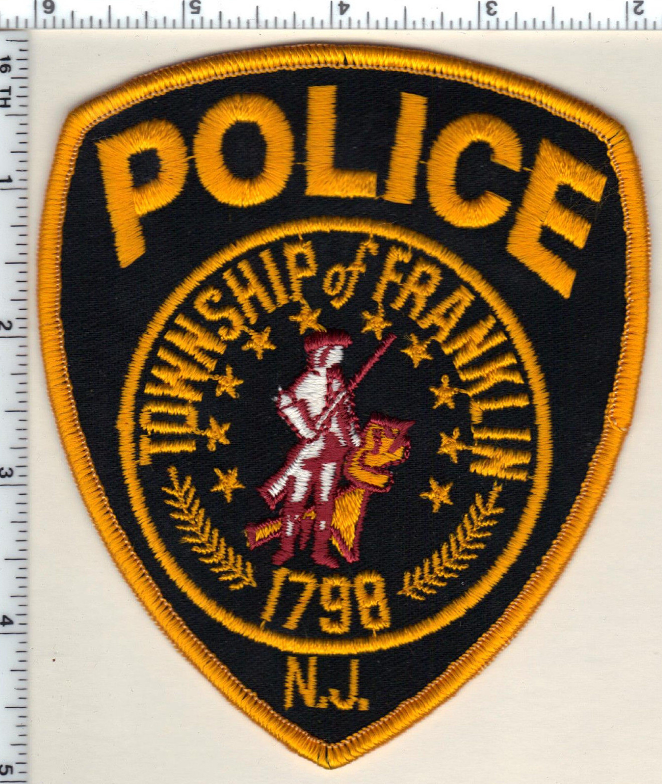 Township of Franklin Police (New Jersey) Shoulder Patch from 1992 | eBay