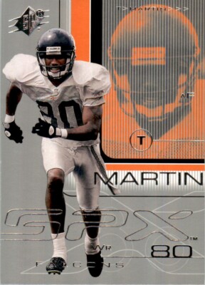 2001 SPx Tony Martin Atlanta Falcons #5 Upper Deck NFL Football | eBay