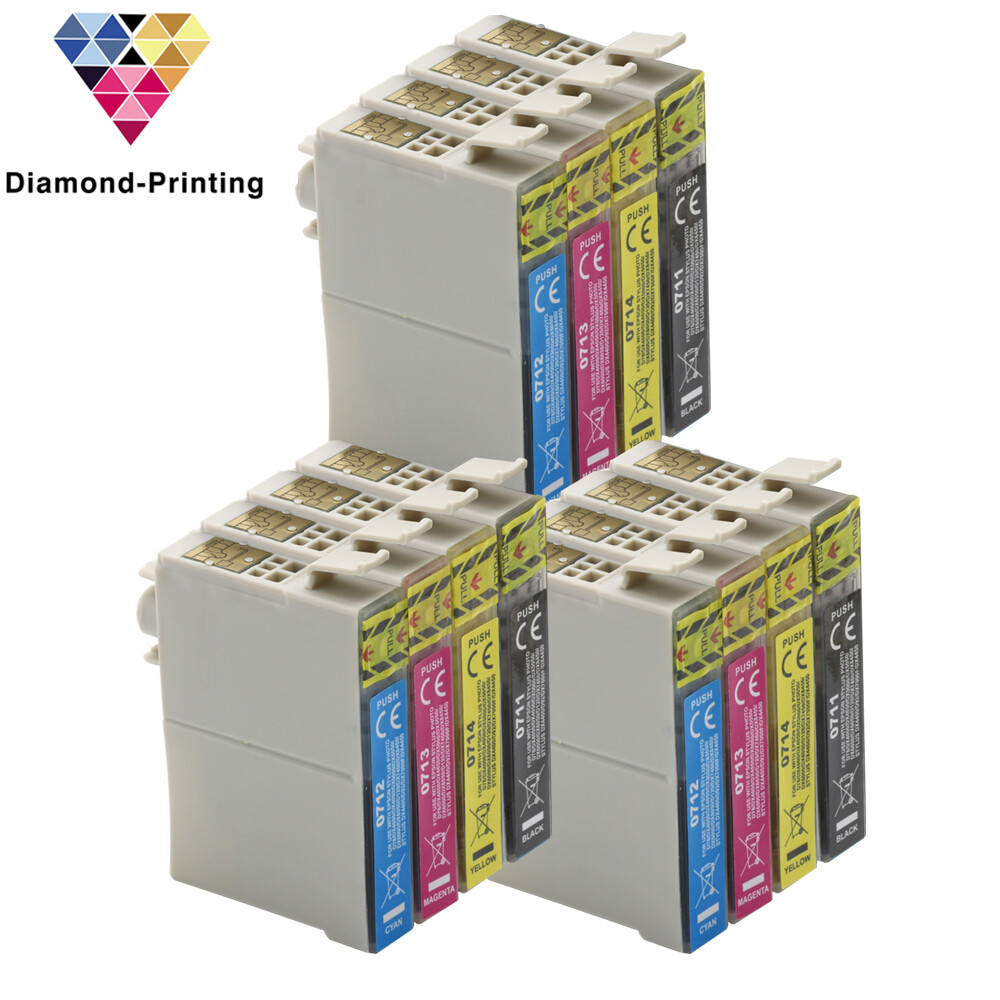 LOT Ink Non-oem For Epson DX4400 DX8400 DX8450 DX7400 SX200 SX205 SX218 ...