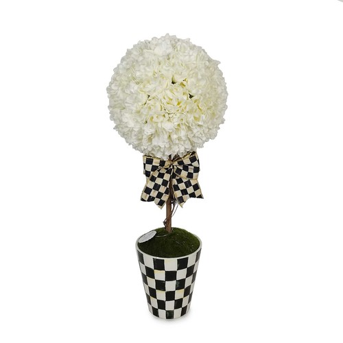 MacKENZIE CHILDS IVORY TOPIARY LARGE DROP IN BNWT | eBay