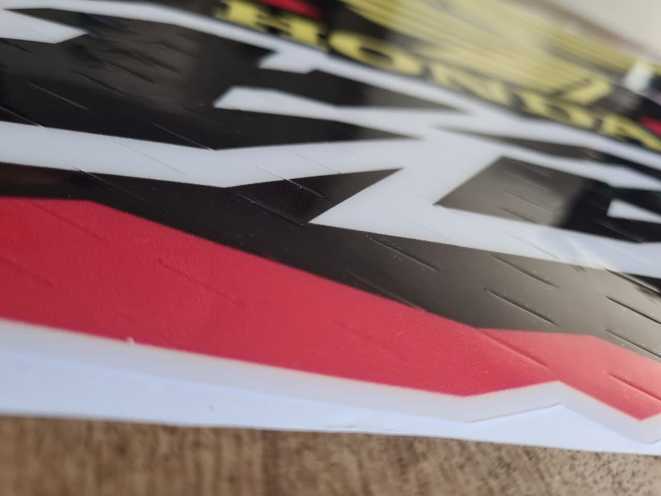 🔴 Tank Decals graphics thick shiny for Honda XR 400 xr400 xr400r 1998 ...