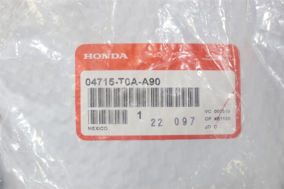NEW OEM Honda Rear Lower Bumper Cover 04715-T0A-A90 Honda CR-V 2012 ...