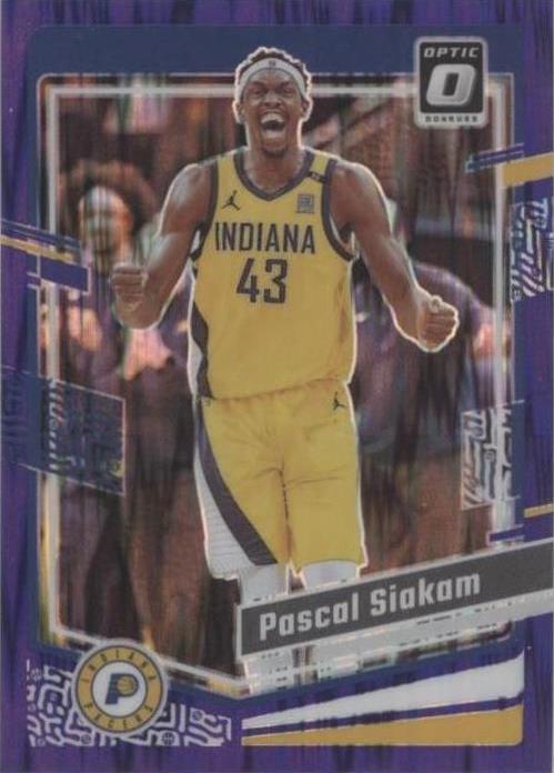 2023-24 Panini Donruss Optic - Pascal Siakam #101 Purple Shock Prizm ...