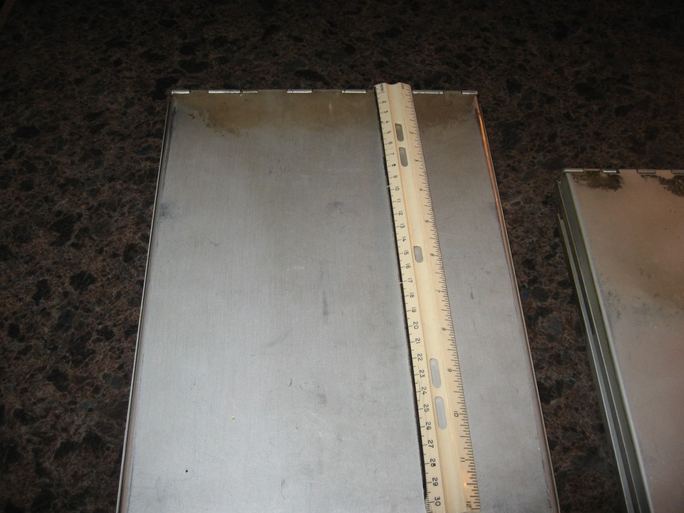 2 METAL CLIPBOARD CASE PAPER STORAGE Aluminum clip Form Holder binder ...