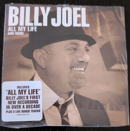 All My Life [RARE PROMO Single] :Billy Joel (CD, 2007, Columbia CB ...