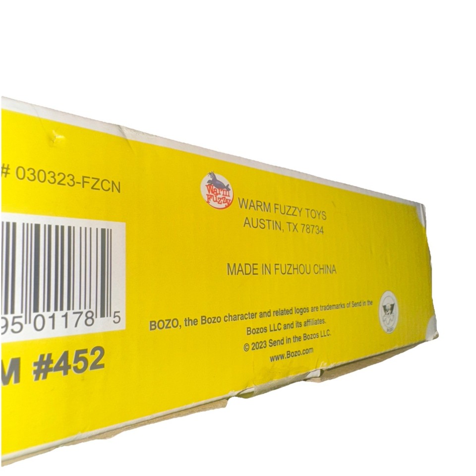 The Original Bozo 3-D Bop Bag Squeaky Nose | eBay