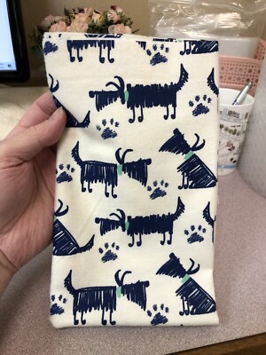 Snuggle Flannel Scribbles Scribbled Dog Drawings Sketches Fat Quarter | eBay UK