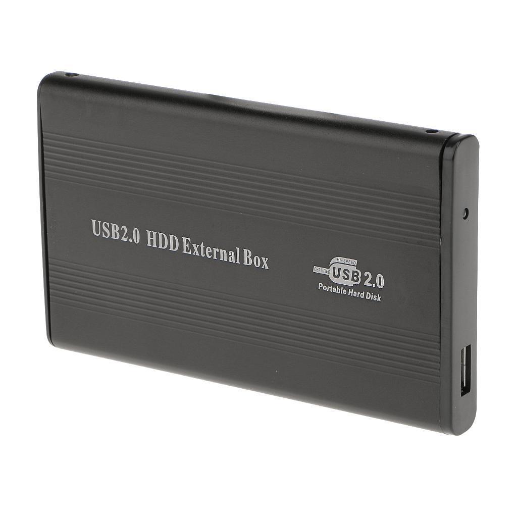 USB2.0 IDE External 2.5" SSD HDD Hard Drive Enclosure Laptop Disk Case ...