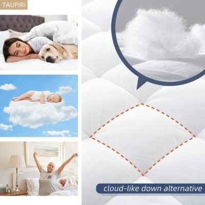 EXTRA DEEP QUILTED MATRESS MATTRESS PROTECTOR FITTED BED COVER Small ...