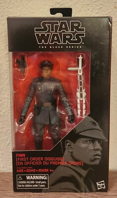 Hasbro Star Wars Black Series Finn First Order Disguise 51 Figure ...