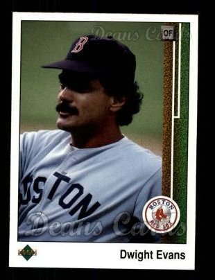 1989 Upper Deck #366 Dwight Evans Red Sox 8 - NM/MT | eBay