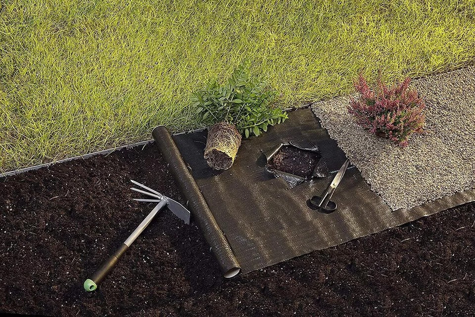 Heavy Duty Weed Control Fabric Ground Cover Membrane Garden Mat ...