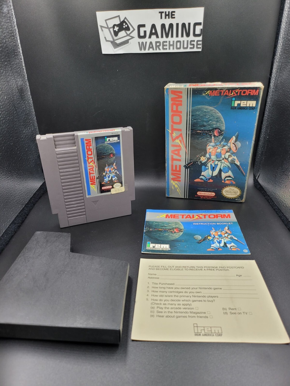 Metal Storm Game Manual And Box + Reg Card 715664190041| eBay