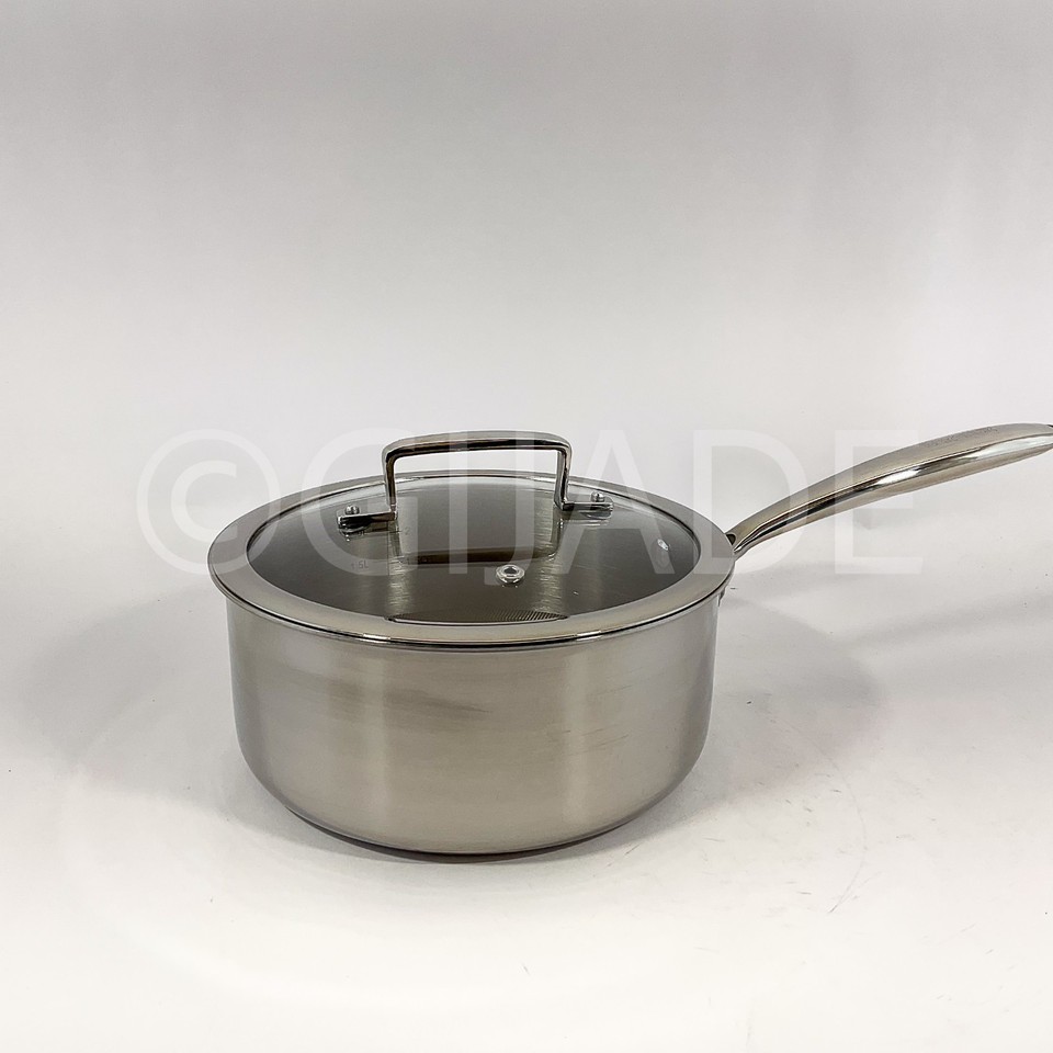 Bergner Tri-Ply Steel Guard Technology 3-qt Non-Stick Saute Pan ...