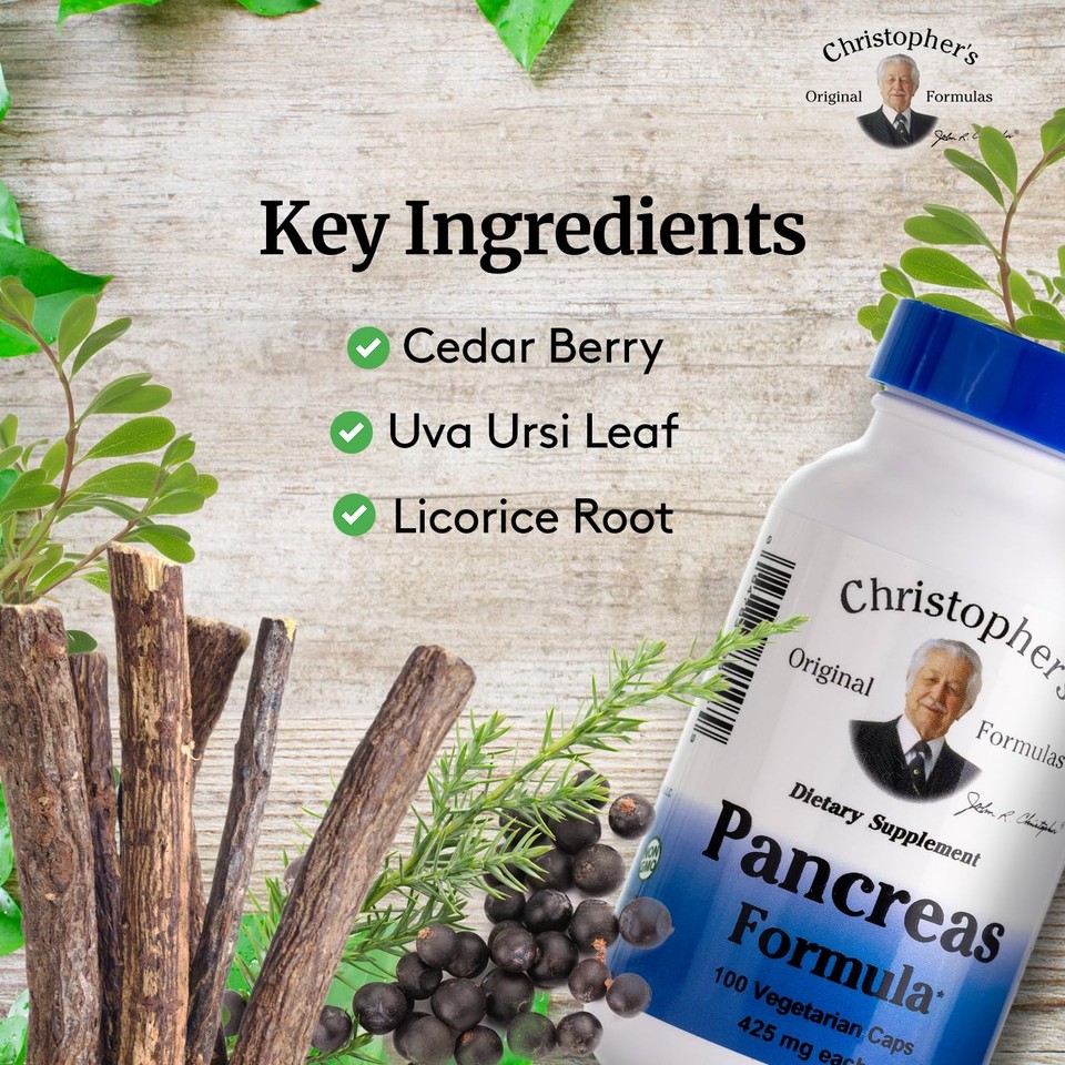 Christopher’s Pancreas Formula – Cleanse, Detox & Digestive Probiotics ...