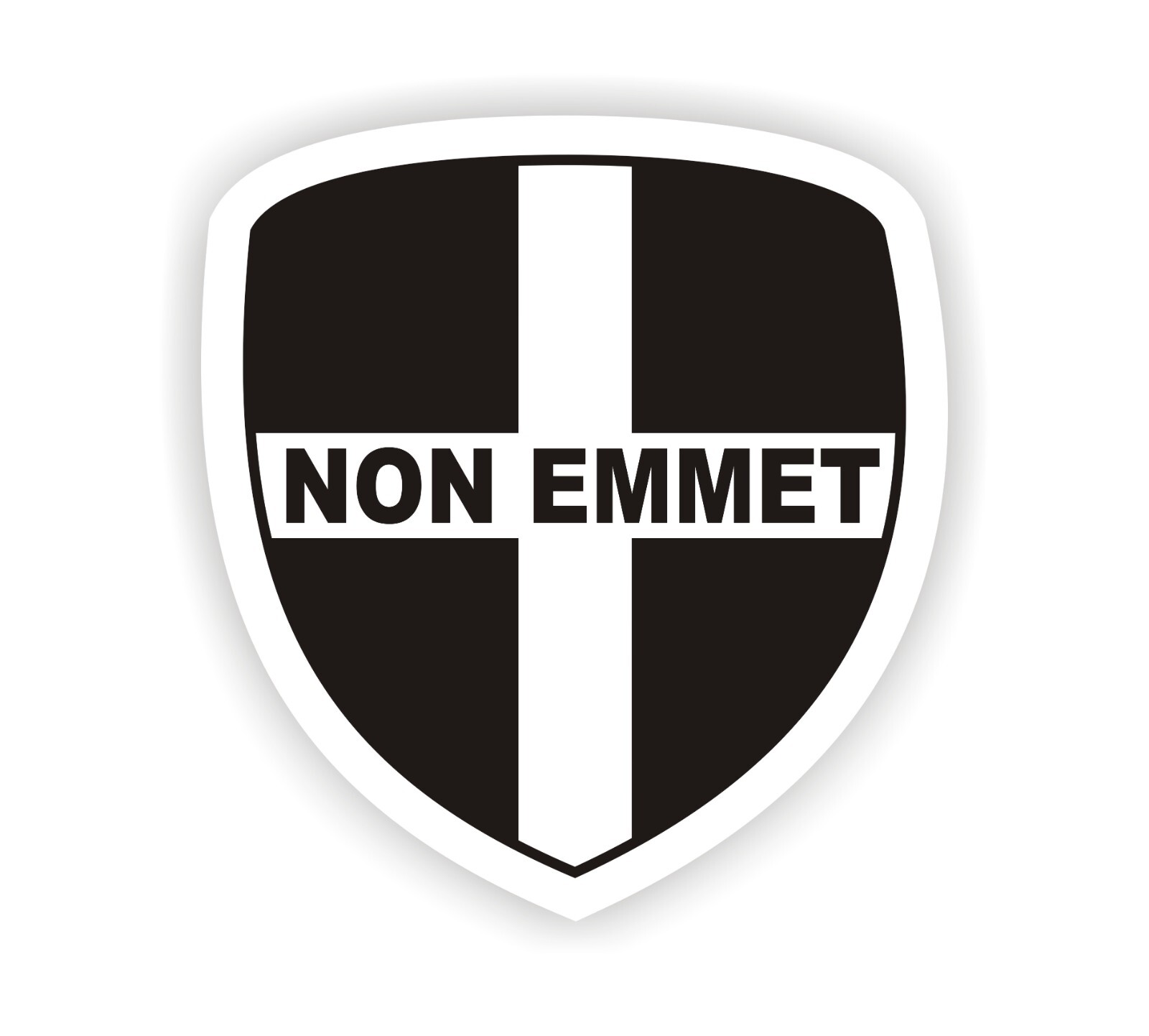 Cornwall Shield Non Emmet Sticker 70m x 75mm Decal Stickers Car Van ...
