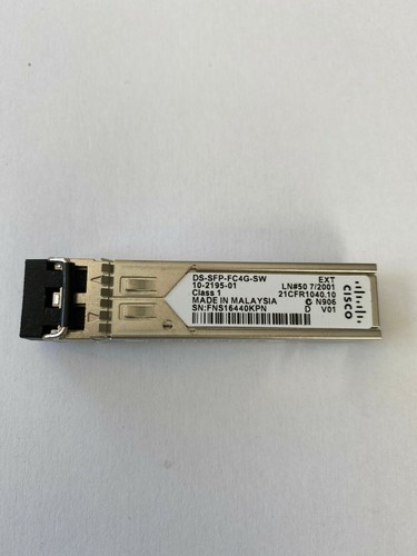 Cisco DS-SFP-FC4G-SW 4Gbps Multi FC 300m 850nm SFP Transceiver Module ...