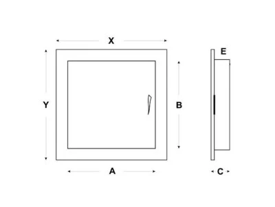 Stainless Steel Access Panel High Quality | Grelly UK
