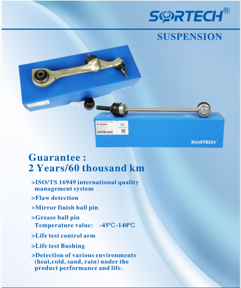 Front Left & Right Sway Bar Link Mercedes 2213200189 2213200289 W221 ...