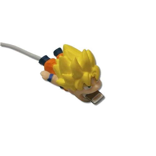 Dragon Ball Super Saiyan Goku Cable bite For iPhone Lightning Cable New ...