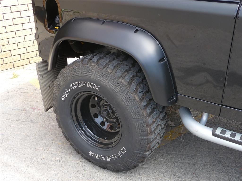 WIDE WHEEL ARCH KIT EXTENDED ARCHES ABS UK MADE FOR Land Rover Defender ...