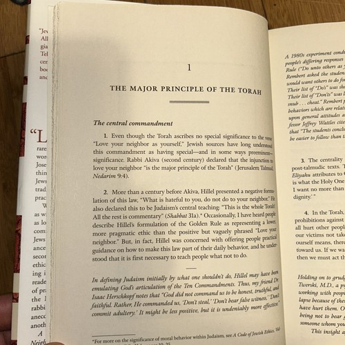 Code of Jewish Ethics, Volume 2: Love Your Neighbor As Yourself Joseph ...