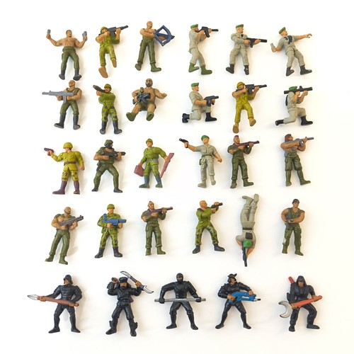 Mattel GUTS Lot of 29 figures 1986 troops soldiers army men GUTS! 80s ...