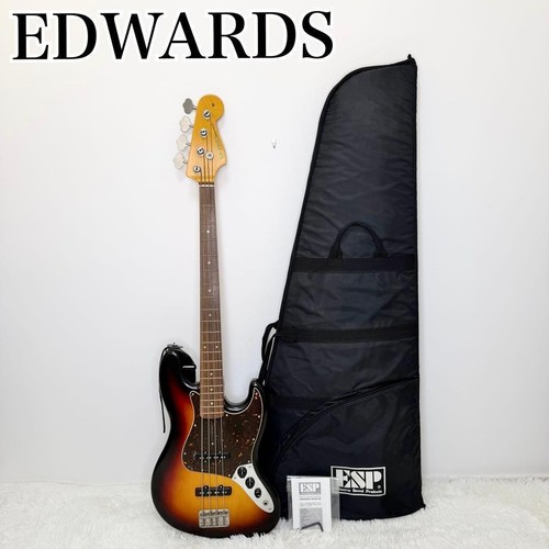 Edwards E-Jb-100R /Lt 3Ts Jazz Bass With Case Safe delivery from Japan ...