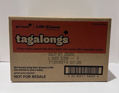 12 ️ boxes Girl Scout Tagalongs Cookies of Little Brownie Baker | eBay