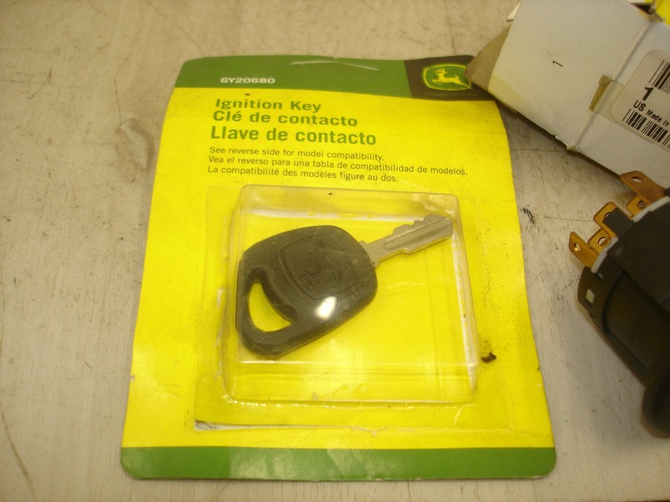 John Deere OEM NEW key switch and key -gy20074 | eBay