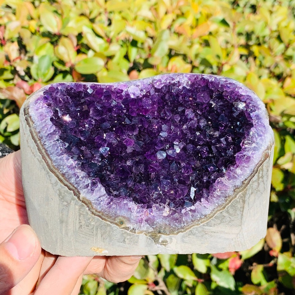 2.46LB Natural amethyst, quartz ore body Uruguayan amethyst crystal ...