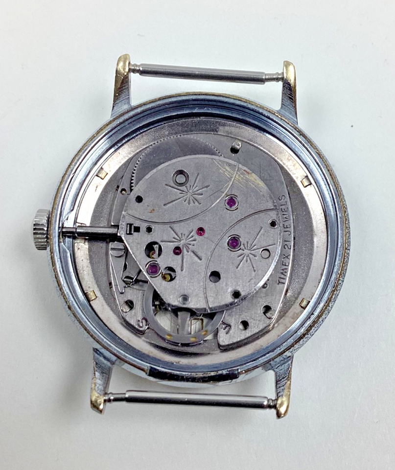 1967 Timex 21 Men’s 334MM 21 Jewel Mechanical Wind Lume Watch Running ...