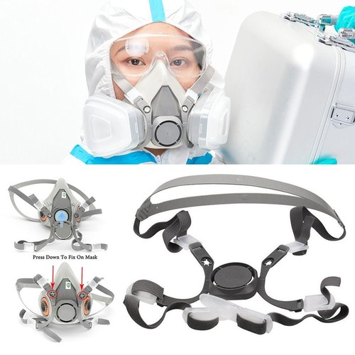 Grey Dust Mask Headband Respirator Elastic Strap for 6100/6200/6300 ...