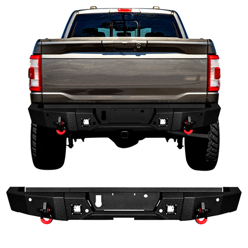 For 2021-2023 Ford F150 Rear Bumper Except Raptor with Lights and D ...