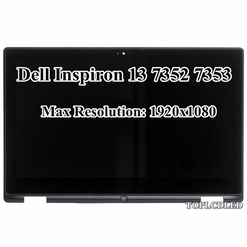 13.3" Dell Inspiron 13 7352 7353 LCD Screen Display Touch Panel Bezel ...