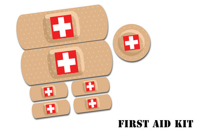 Custom Band Aid Decals Bandage Stickers JDM VW Honda Turbo Drift Window ...