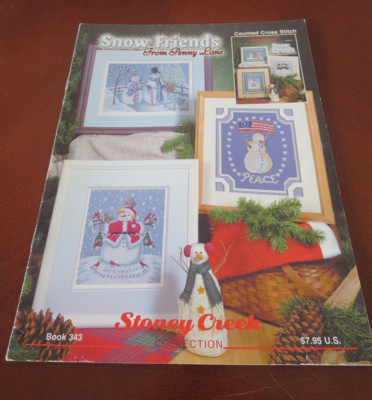 Stoney Creek Cross Stitch Pattern SNOW FRIENDS Book 343 | eBay