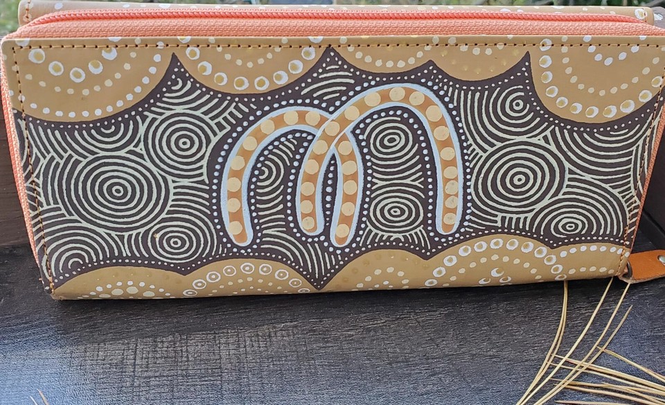 Wallet Australian Indigenous Artist Leather | eBay